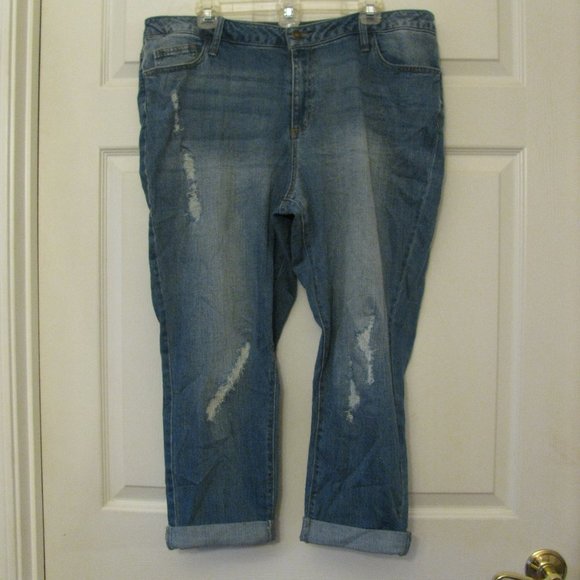 Woman Within | Jeans | Woman Within Cropped Jeans 8w Rolled Cuffs ...